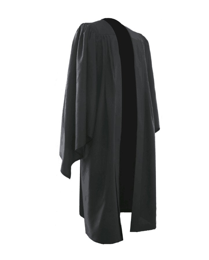 Classic Black Bachelors Graduation Gown - UK University Gown ...