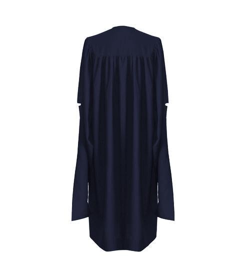 Classic Navy Blue Masters Graduation Gown – Graduation Gowns UK